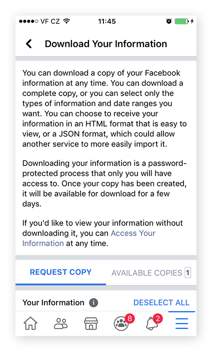 How to Download Your Facebook Data