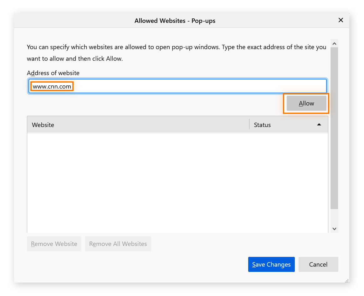 How to Allow & Block Pop-ups on Firefox
