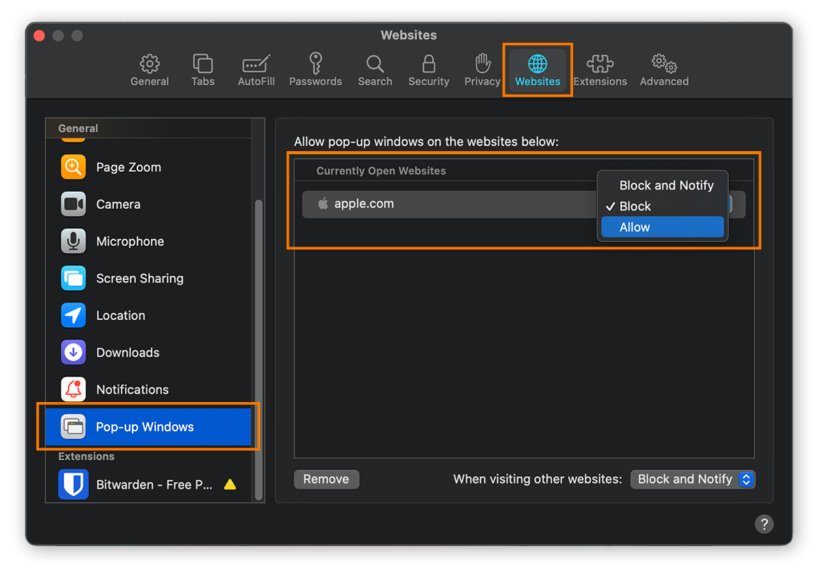 How to Allow & Block Pop-Ups in Safari | Mac & iPhone