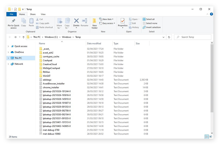How to Delete Temporary Files in Windows 10, 8 & 7