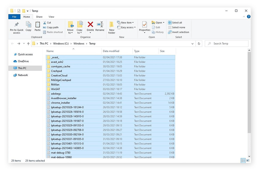 How to Delete Temporary Files in Windows 10, 8 & 7