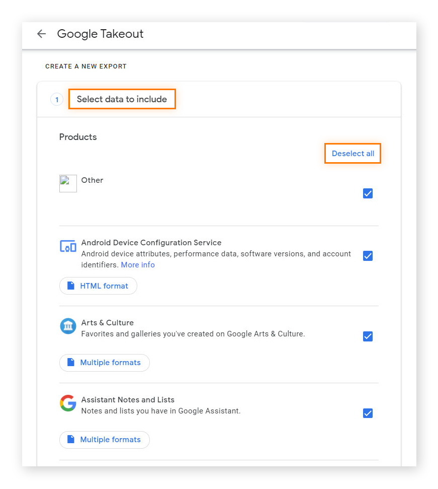 How to Download Your Google Data | Google Takeout