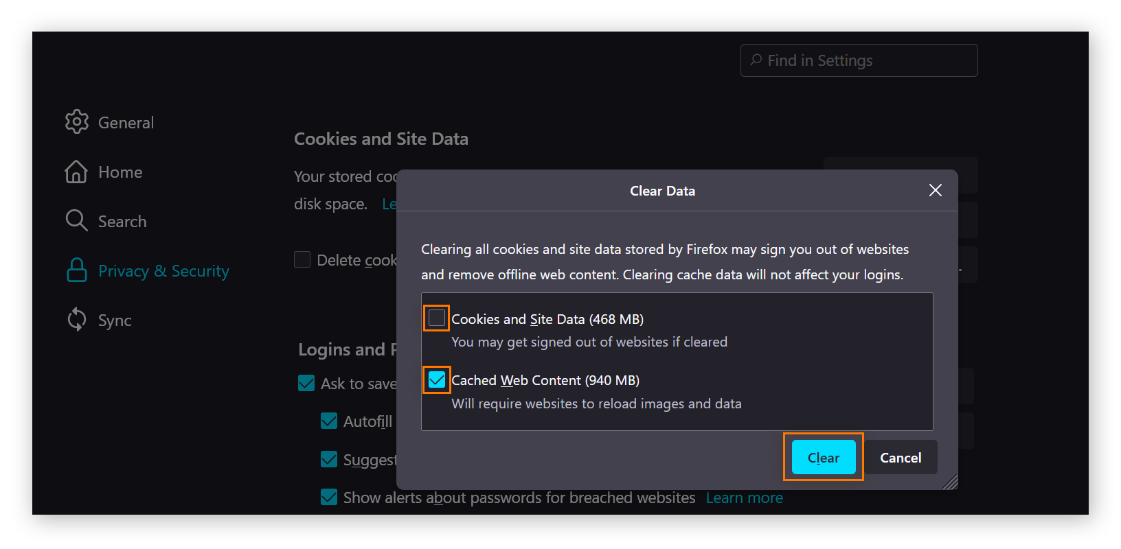 How to Clear Your Cache in Mozilla Firefox