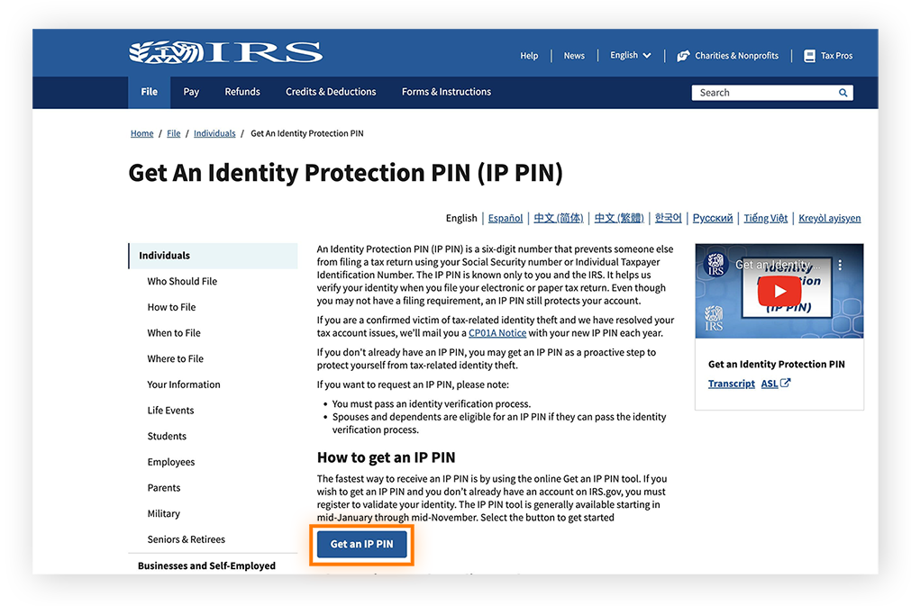 IRS Identity Protection PIN: What Is It & How to Get It?