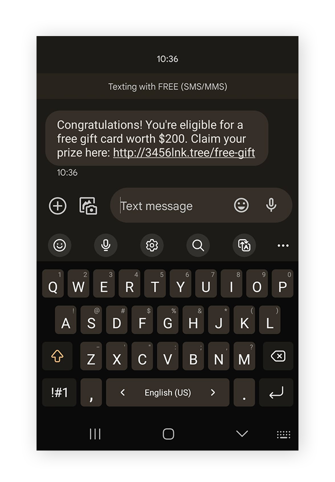 Wie man eine Fake-SMS erkennt: Beispiele und Tipps