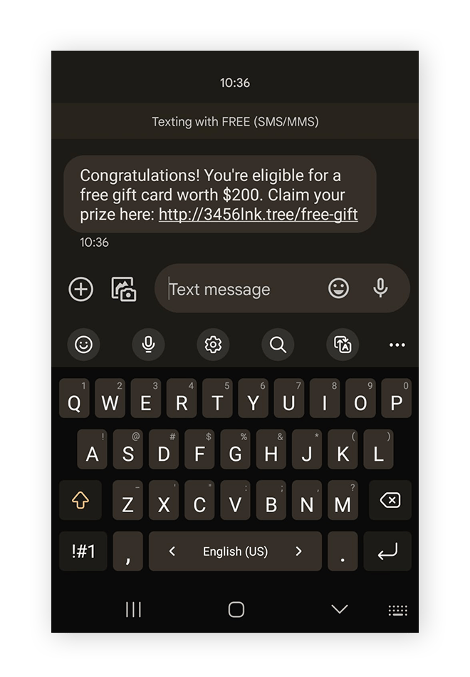 Wie man eine Fake-SMS erkennt: Beispiele und Tipps