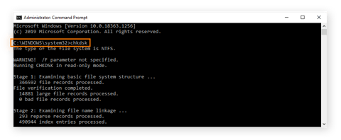 How to Use CHKDSK to Scan & Fix Windows Hard Drives
