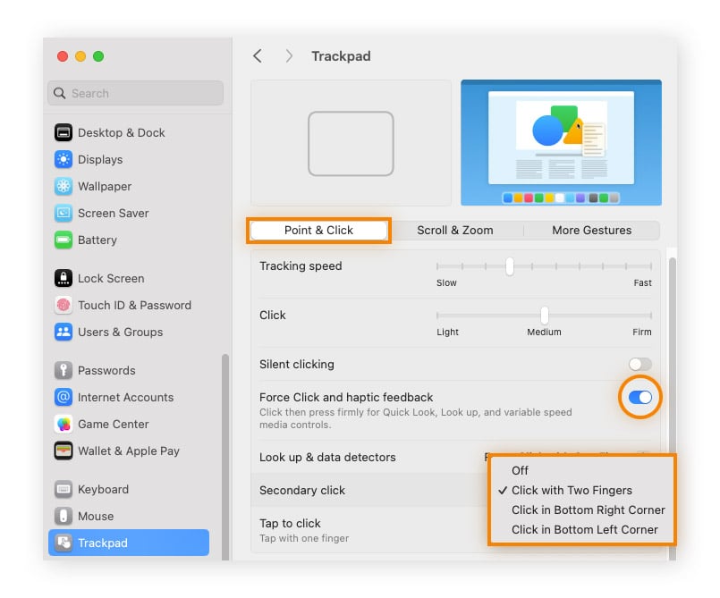 Faire un clic-droit sur Mac avec ou sans souris