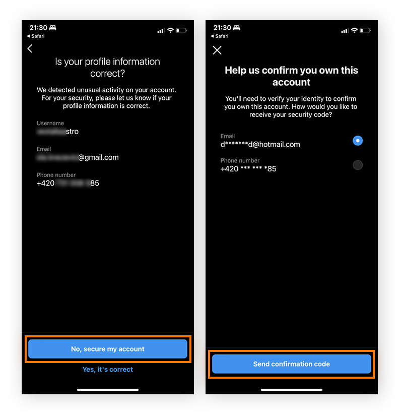 Me han hackeado Instagram. Cómo recuperar la cuenta